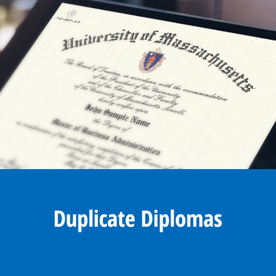 Duplicate Diploma Products UMASS Lowell EStore